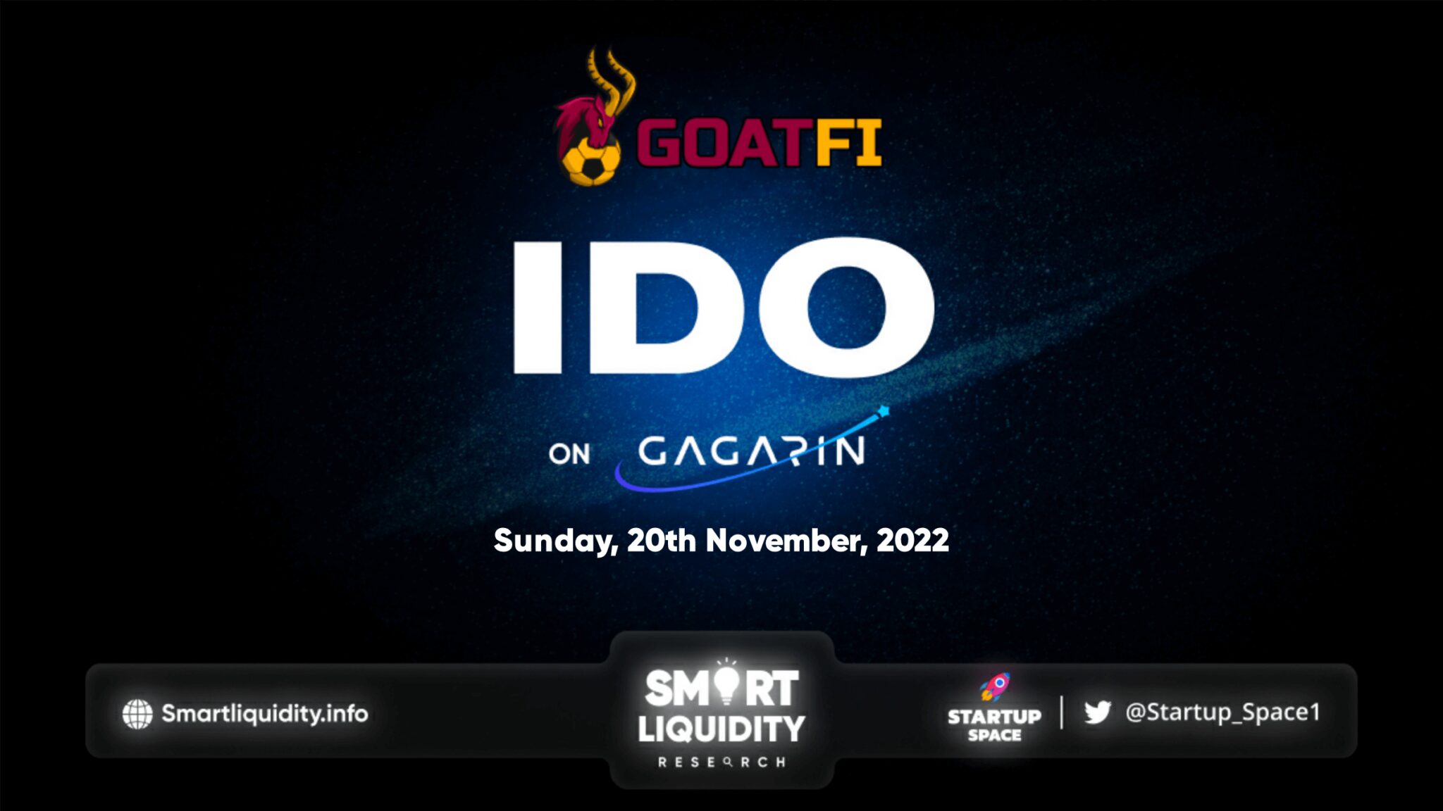 GoatFi Upcoming IDO on GAGARIN Launchpad - Smart Liquidity Research